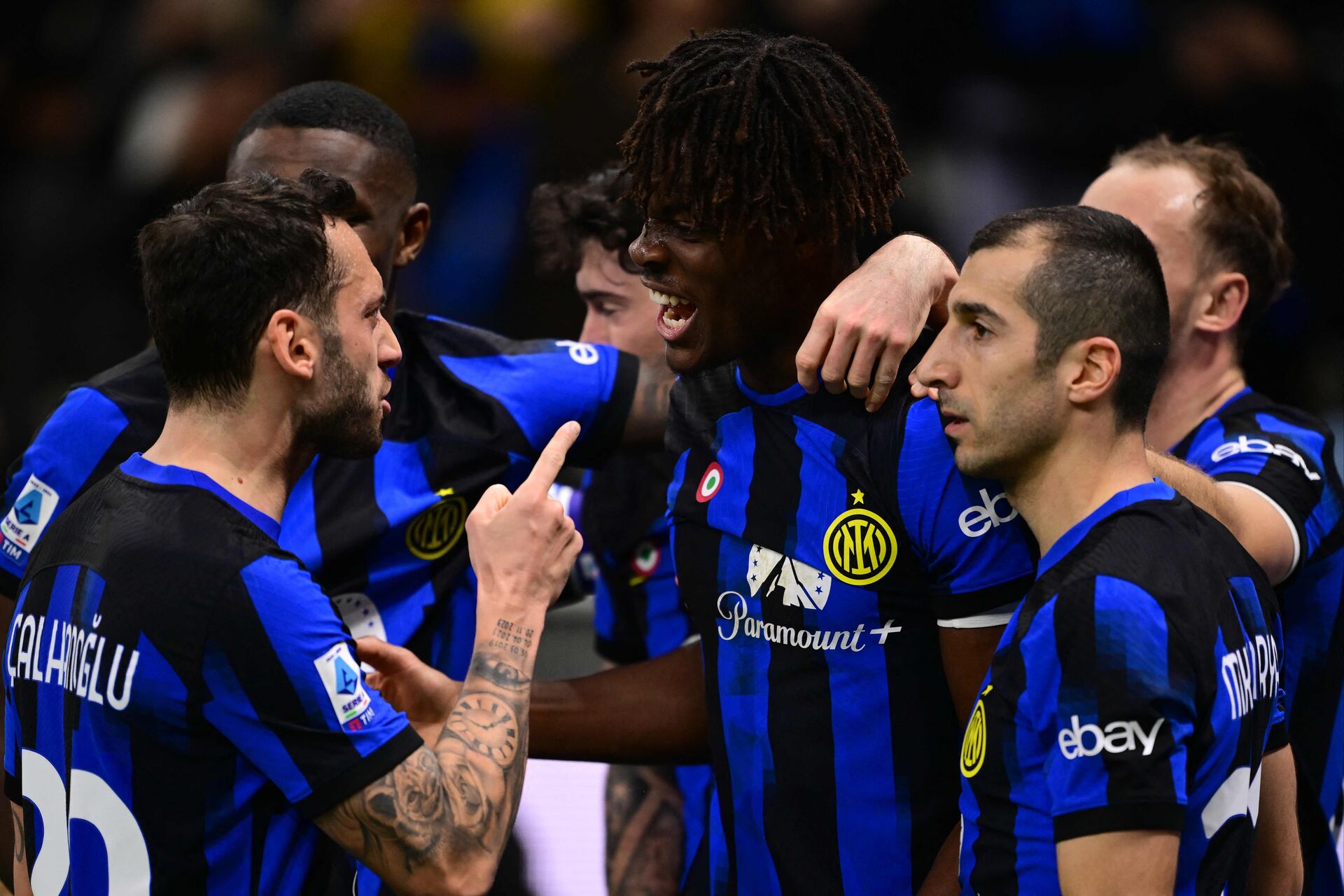 Yann Bisseck scorede sit første mål for Inter i kampen mod Lecce