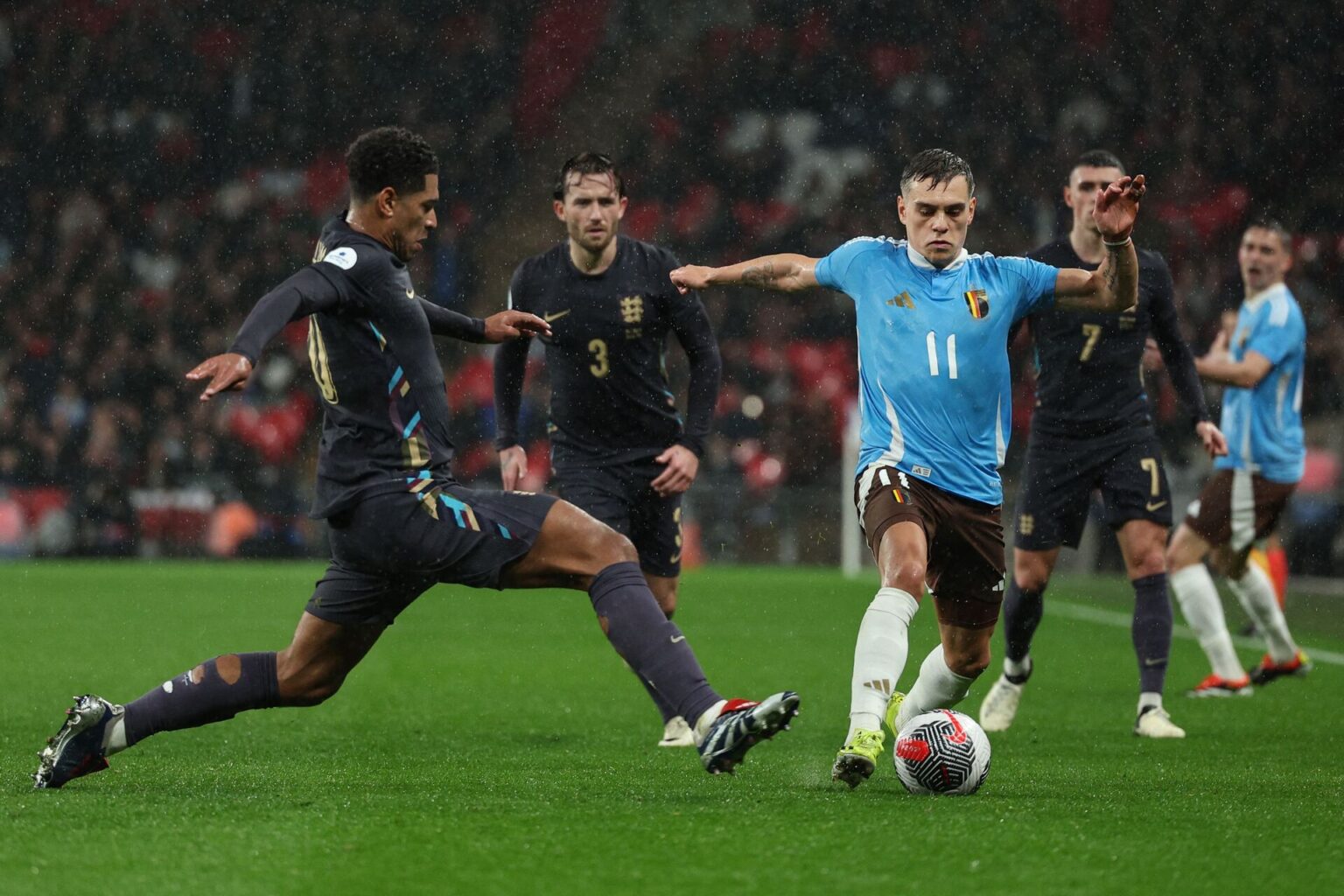 England spiller 2-2 med Belgien på Wembley