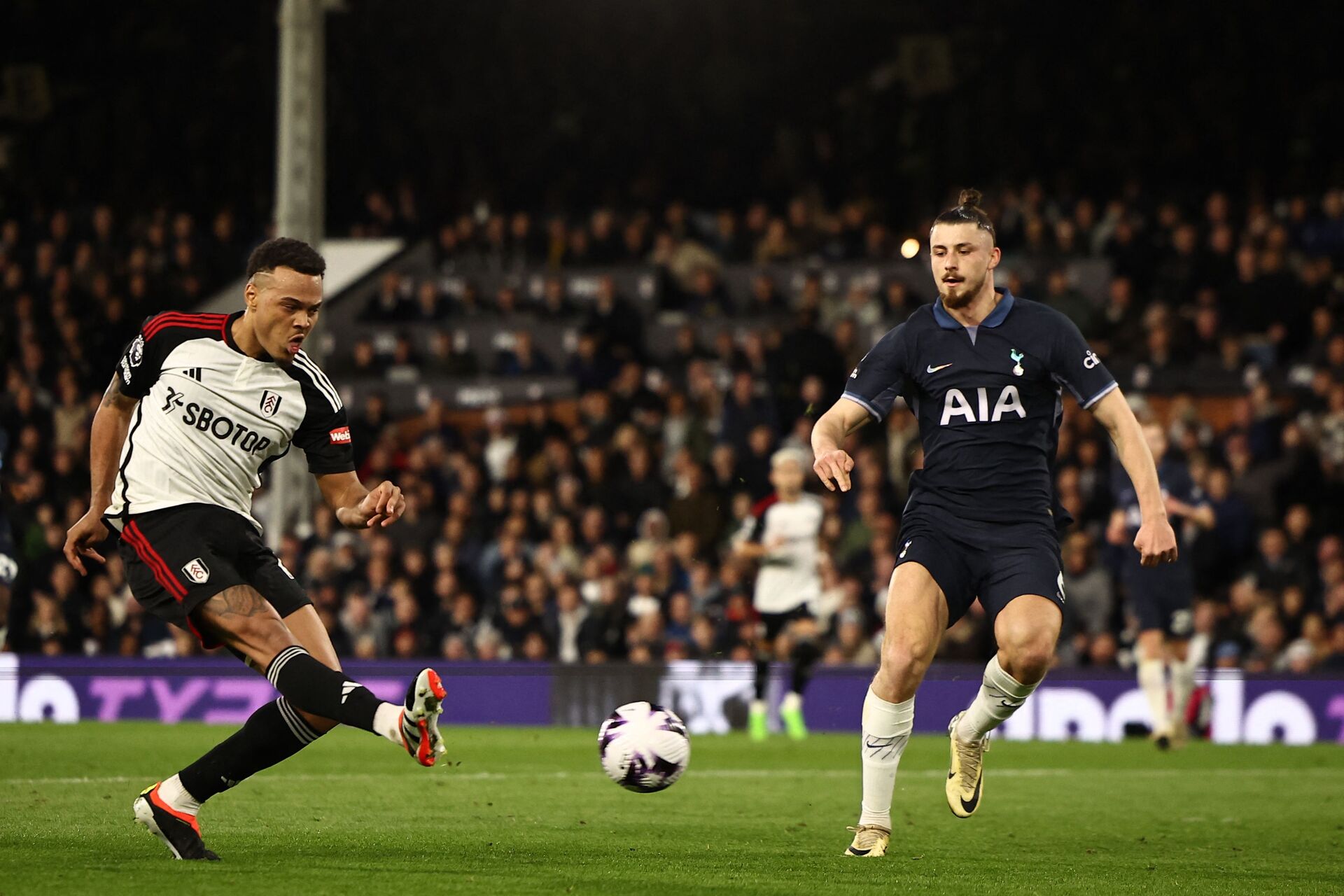 Highlights fra Fulham mod Tottenham i Premier League
