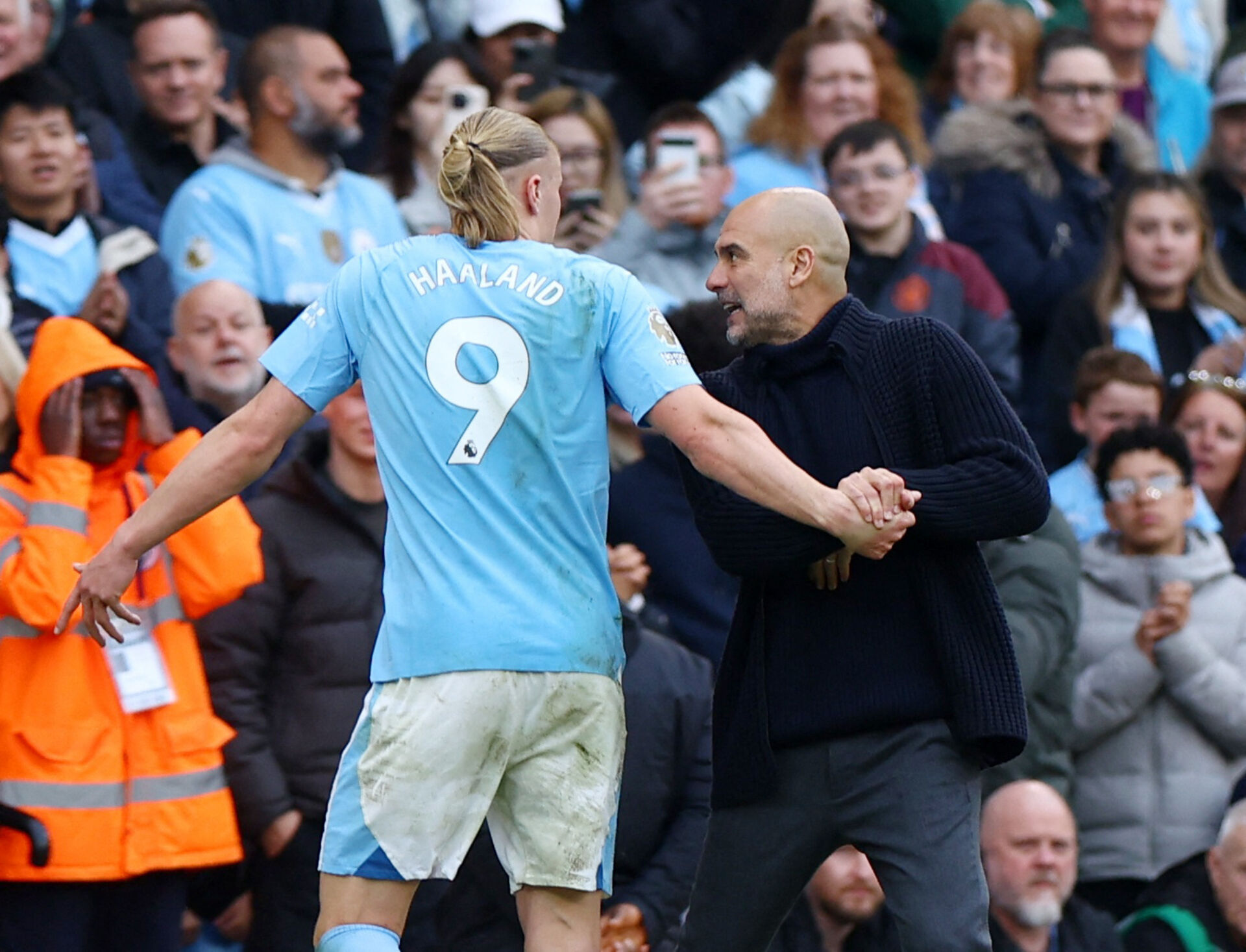 Pep Guardiola: Erling Haaland er 'back to business'